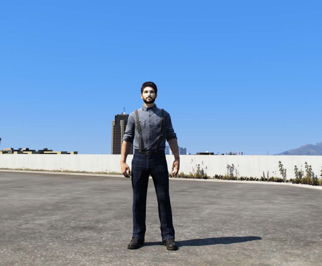 Allu Arjun GTA 5 MOD - INDIANGTA5MODS.COM